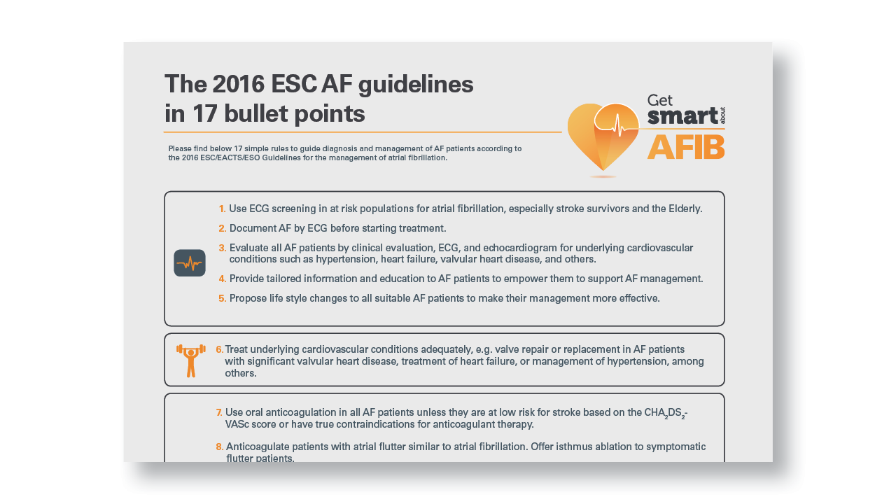Resources about AF for healthcare professionals | Get Smart About AFIB
